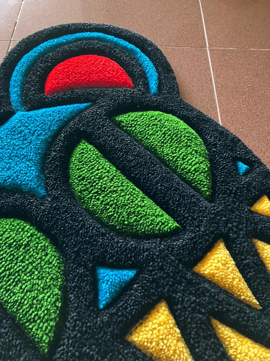 Radiohead Modified Bear Tufted Rug - Custom Tufted Rug, Handmade Rug ...