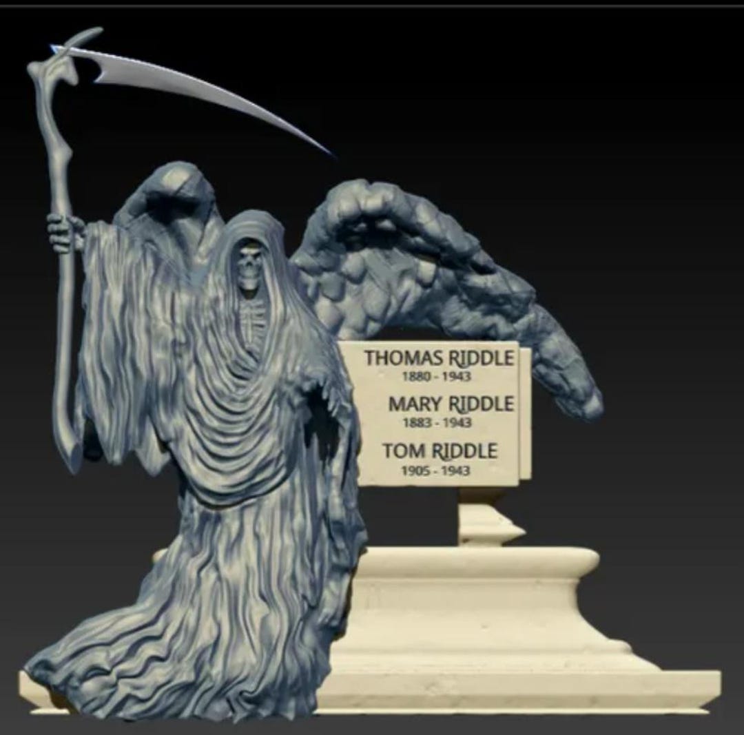 STL File Tom Riddle's Grave - Etsy