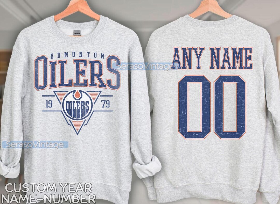 Personalized Edmonton Oilers Sweatshirt, Edmonton Oilers Shirt ...