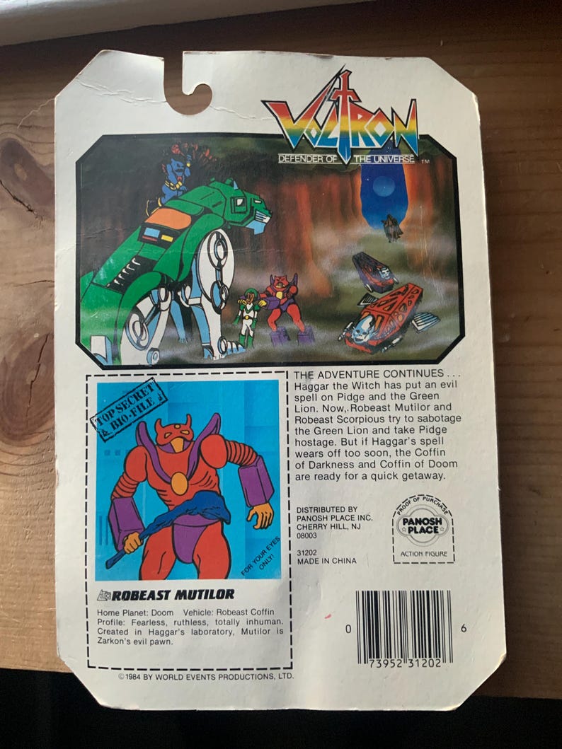 Voltron Robeast Mutilor - Etsy