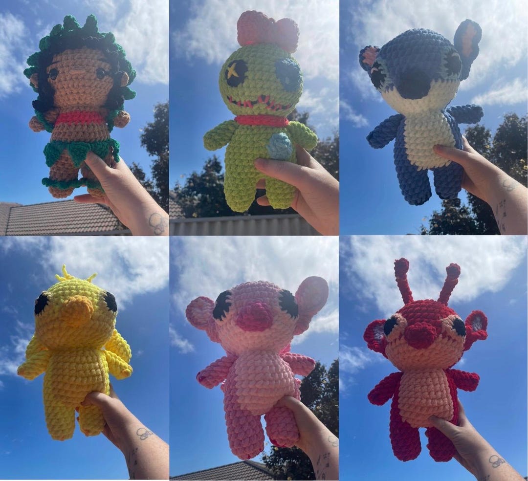 Lilo, Stitch & Friends Crochet Pattern - Etsy