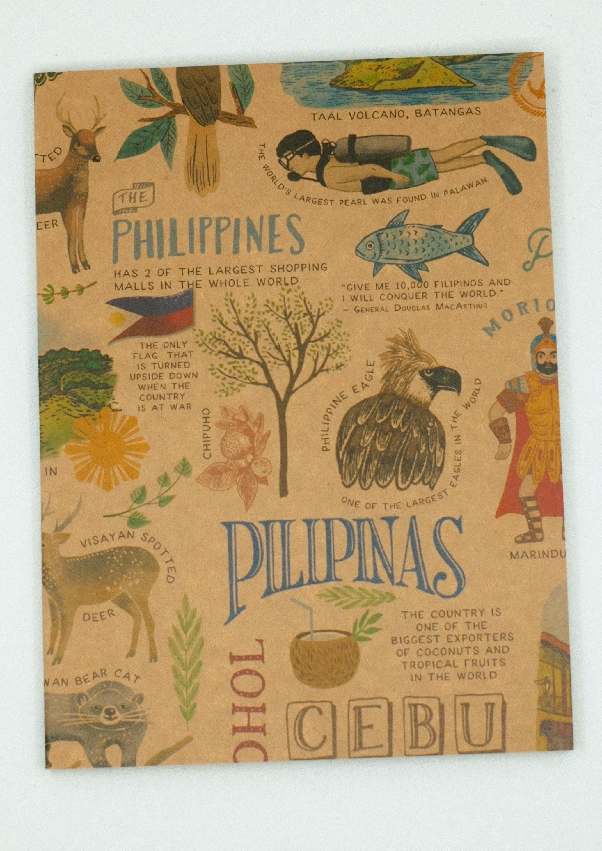 Philippines Collection Notebook | "philippine Places" | 7.75"x5.75" - Etsy