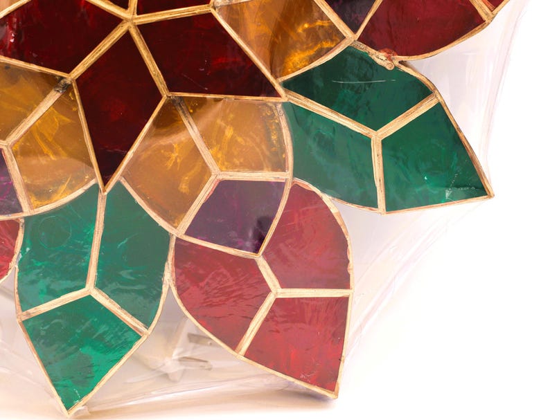 14" LED Capiz Parol Star | Handmade Filipino Christmas Lantern - Etsy