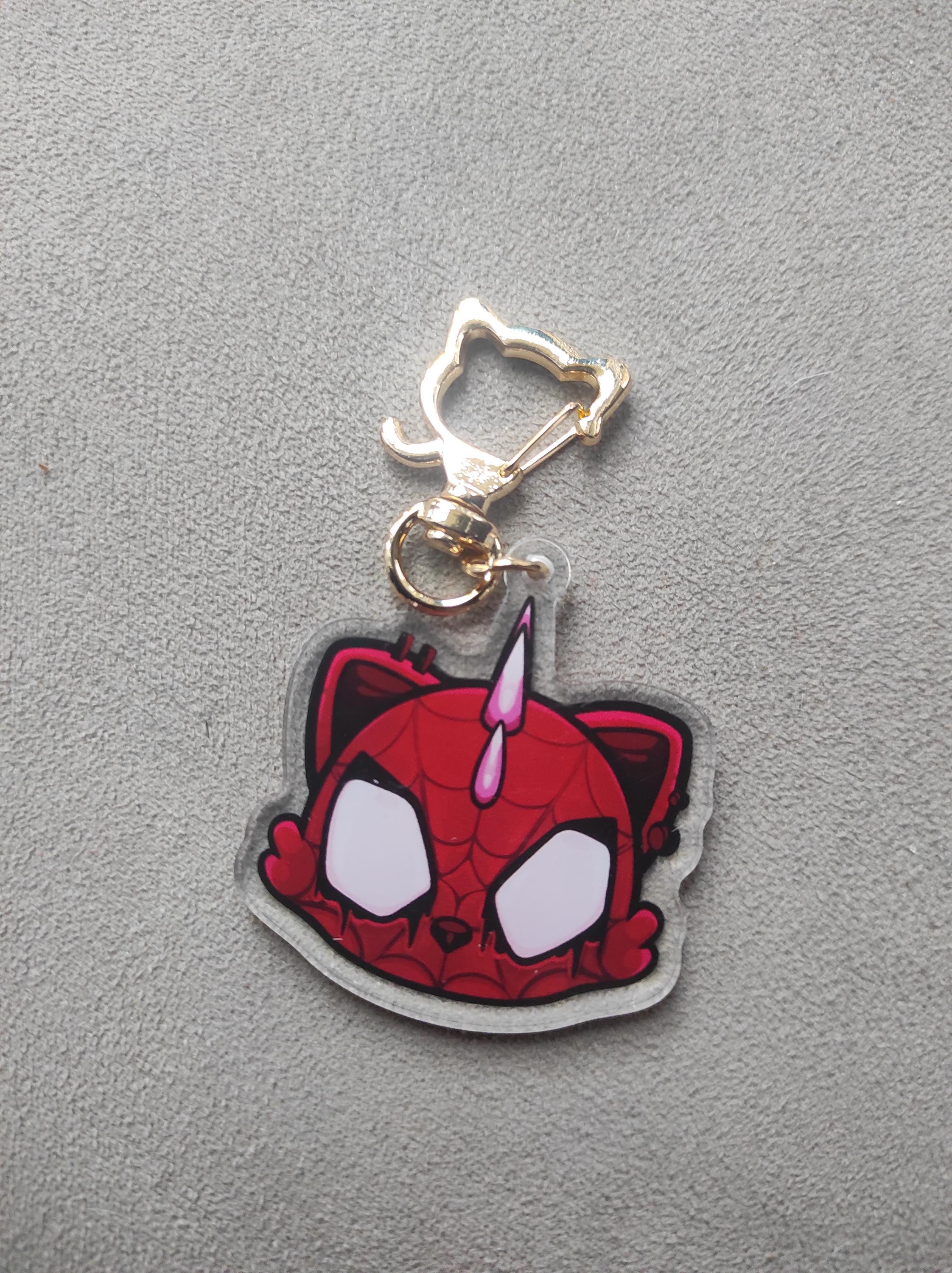 Spiderverse Cat Keychain Miles Morales / Miguel O'hara / Pavitr ...