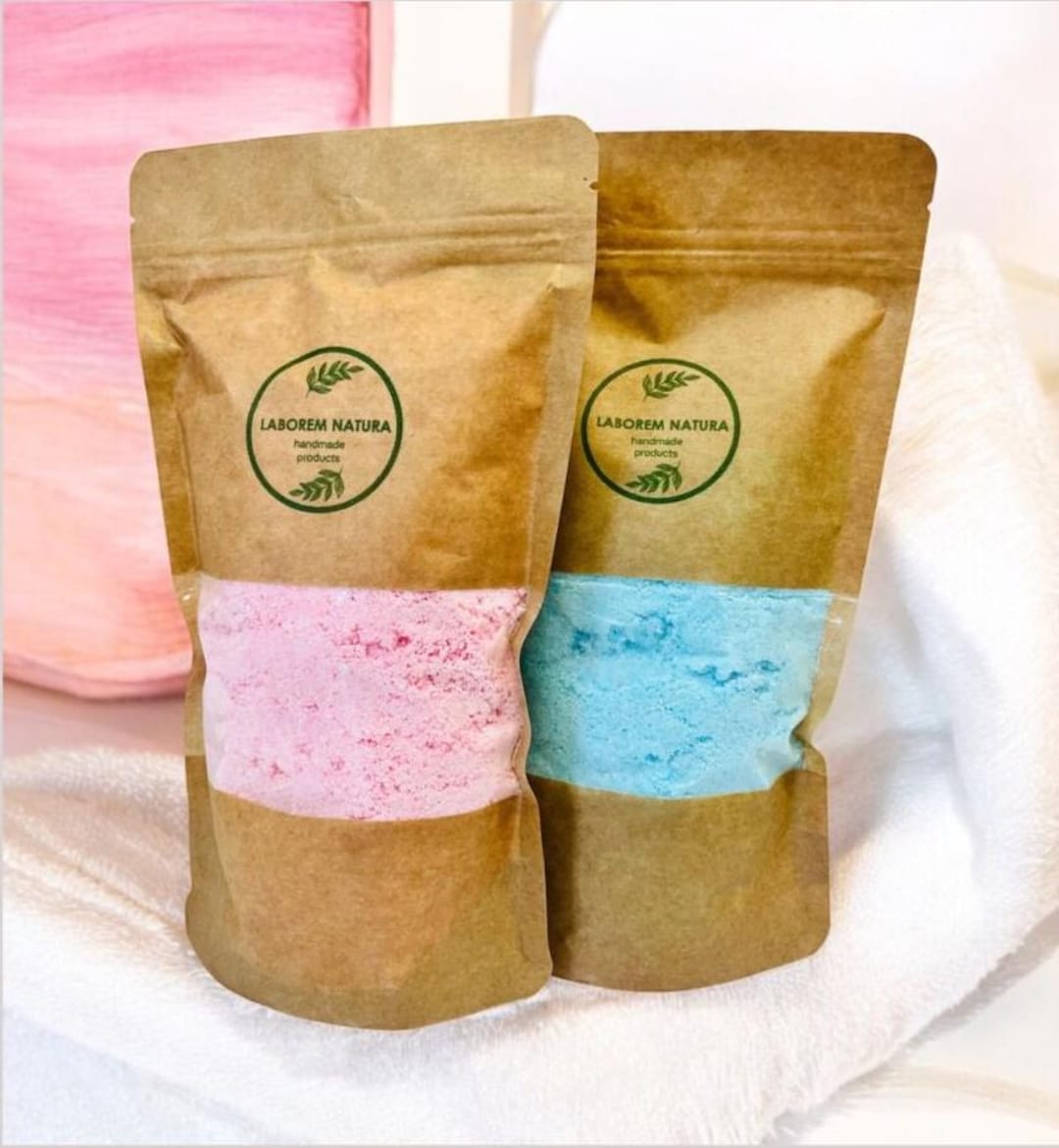 Packaged Bath Bomb Powder/bubble Bath Powder/handmade Carbonated Bath ...