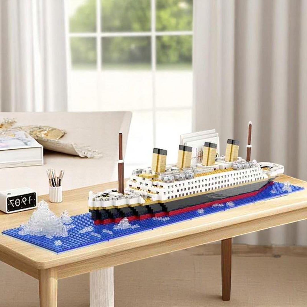 Titanic Cruise Ship Building Block Set – Small Particle Puzzle Model ...