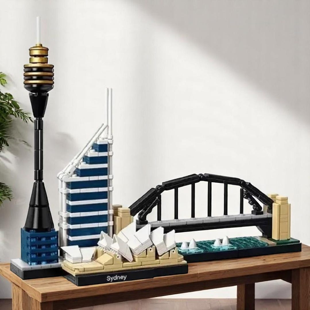 City Skyline Model Set – DIY Landmark Architecture Kit Featuring New ...