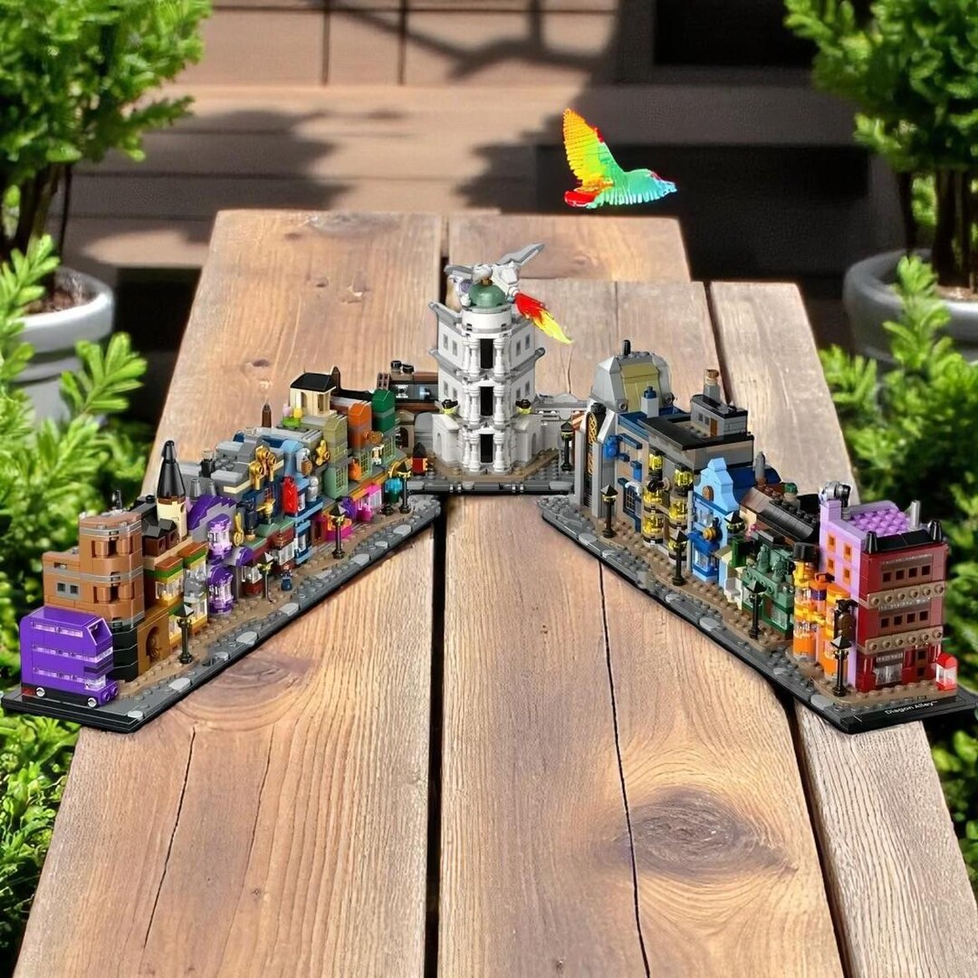 Alley Corner Shop Building – Creative Street View Model Set for Kids ...