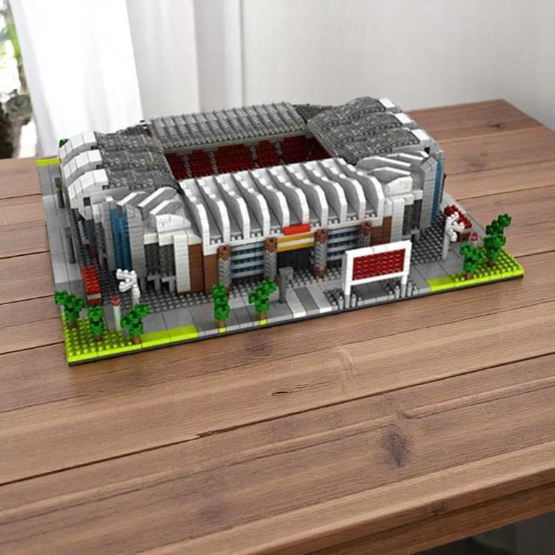 Barcelona Stadium Micro Building Block Set – Mini Football Field ...