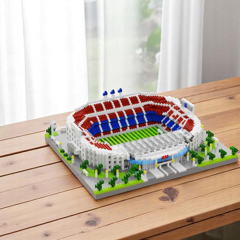 Barcelona Stadium Micro Building Block Set – Mini Football Field ...