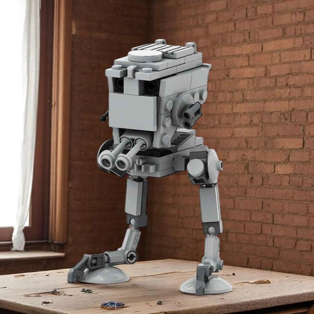 Star Wars Scout Walker Mecha – 125-piece Building Blocks Set for Kids ...