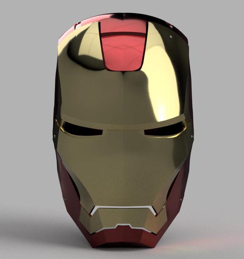 Iron Man MK3 Helmet STL File for 3d Printing - Etsy