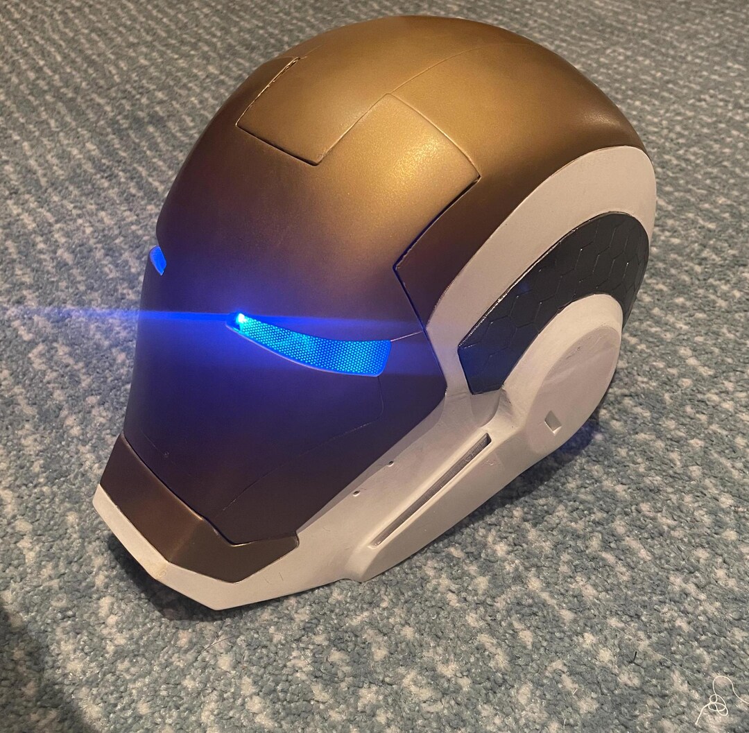Iron-man Starboost Mk39 Full Size Helmet Fully Painted - Etsy