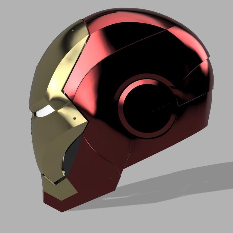 Iron Man MK3 Helmet STL File for 3d Printing - Etsy