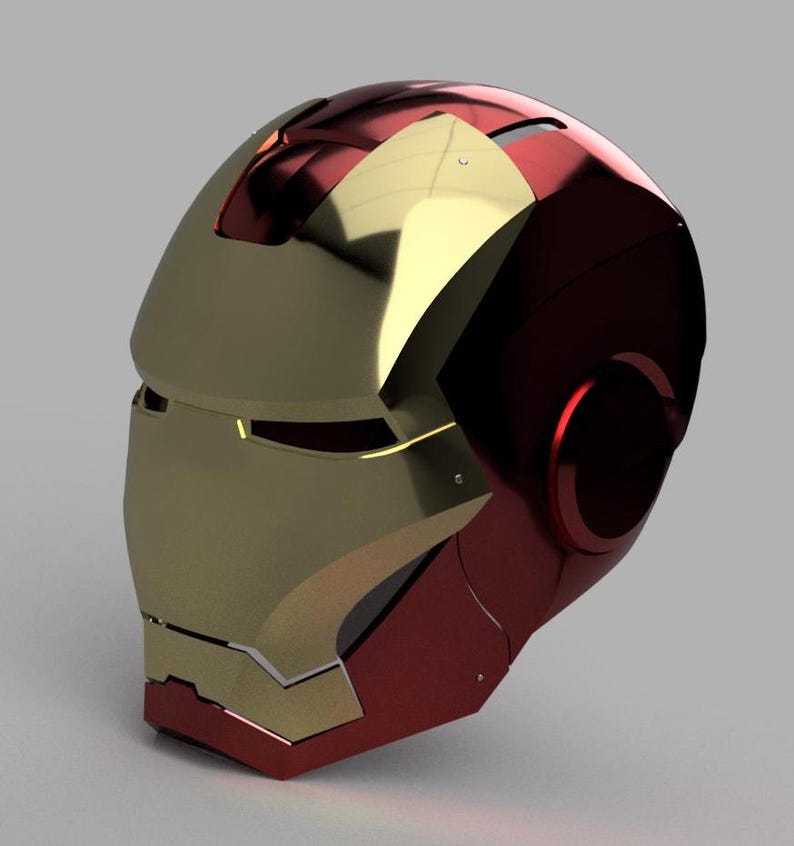 Iron Man MK3 Helmet STL File for 3d Printing - Etsy