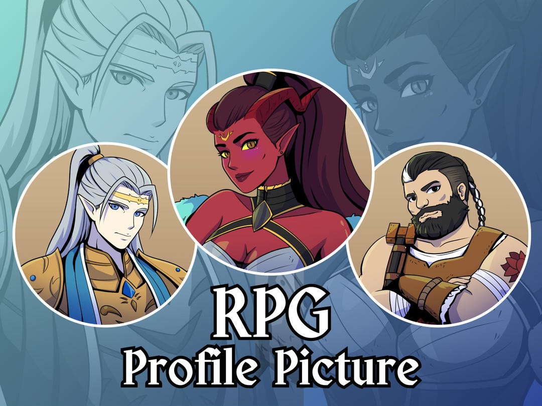 DND Profile Picture - DND Icon Custom Commission - Etsy