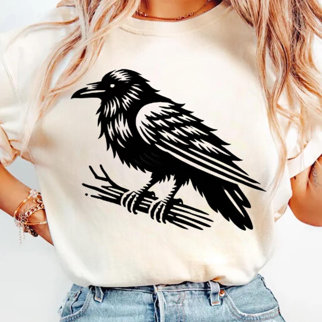 CROW SVG, CROW Clipart, Crow Svg Files for Cricut, Bird Svg Cut File ...