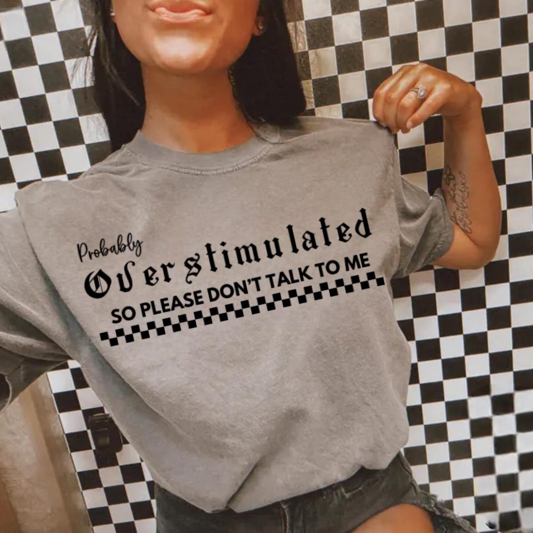 Probably Overstimulated PNG Digital Design Download, Stressed Png ...