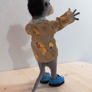 Needle Felted Mouse Elvis Presley Rock'n'roll Rockabilly Wool Sculpture ...