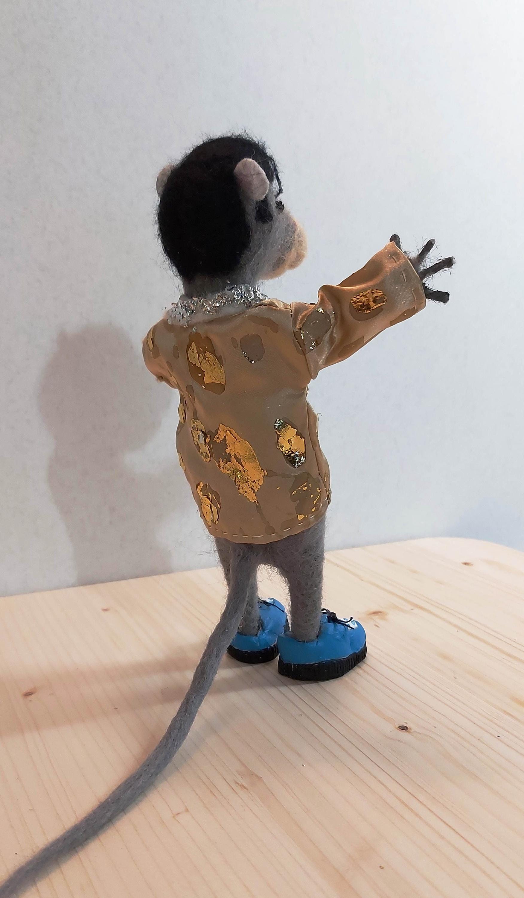 Needle Felted Mouse Elvis Presley Rock'n'roll Rockabilly Wool Sculpture ...