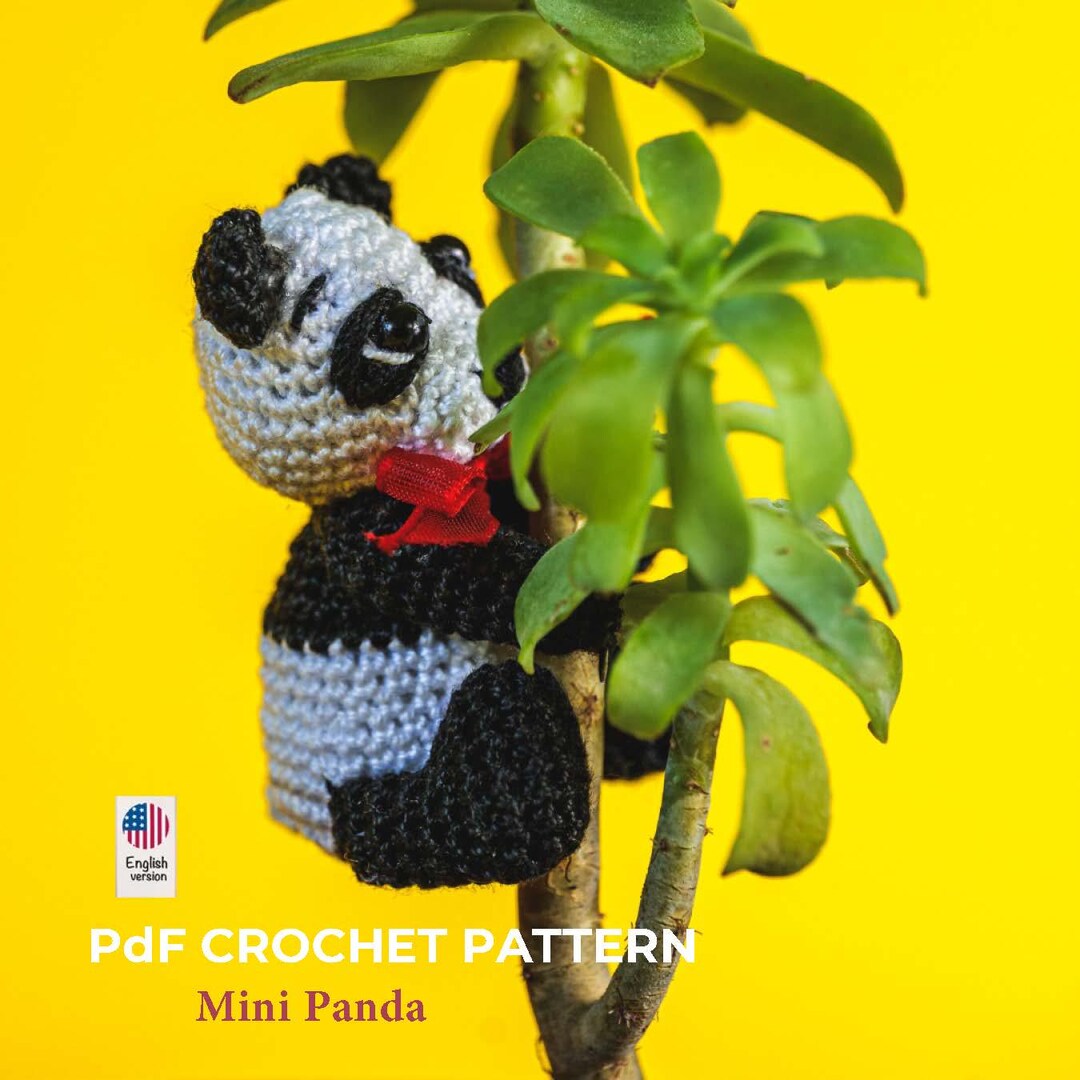 Panda Amigurumi Crochet Pattern, Cute Mini Amigurumi, Tiny Crochet ...