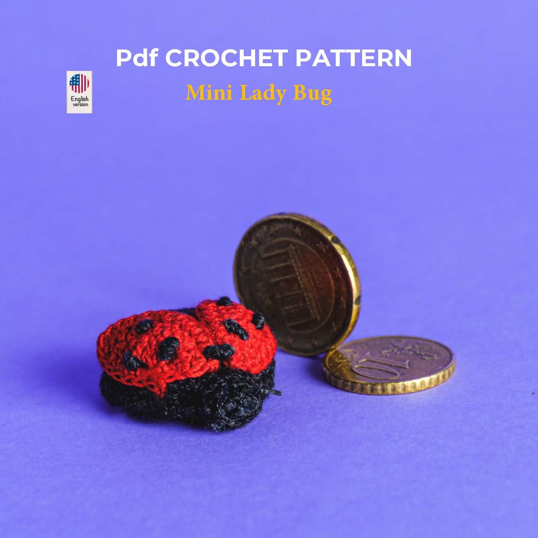 Ladybug Amigurumi Crochet Pattern, Cute Mini Amigurumi, Tiny Crochet ...