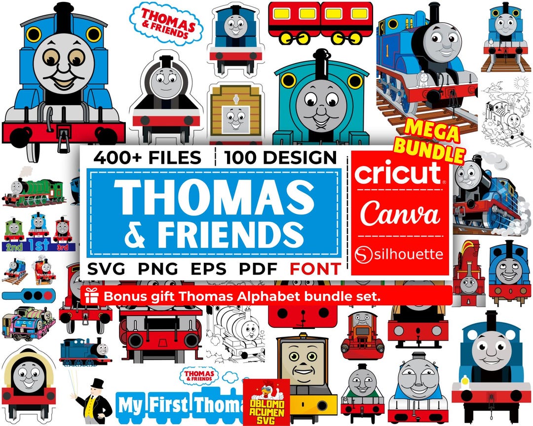 Thomas and Friends SVG Bundle, Thomas the Train SVG, Thomas & Friends ...