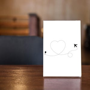 Airplane Path SVG Bundle, Heart Silhouette (digital Files) - Etsy