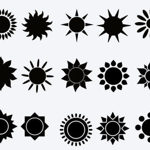 Sun SVG, Sunrise SVG, Sun Clipart, Half Sun Svg, Summer Sun Svg, Sun ...