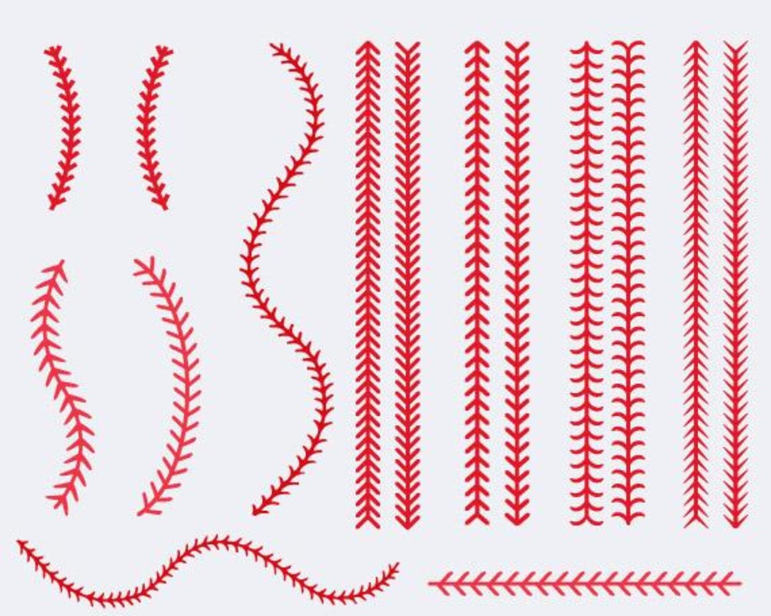 Baseball Stitches Svg, Baseball Laces Svg, Baseball Svg, Baseball ...