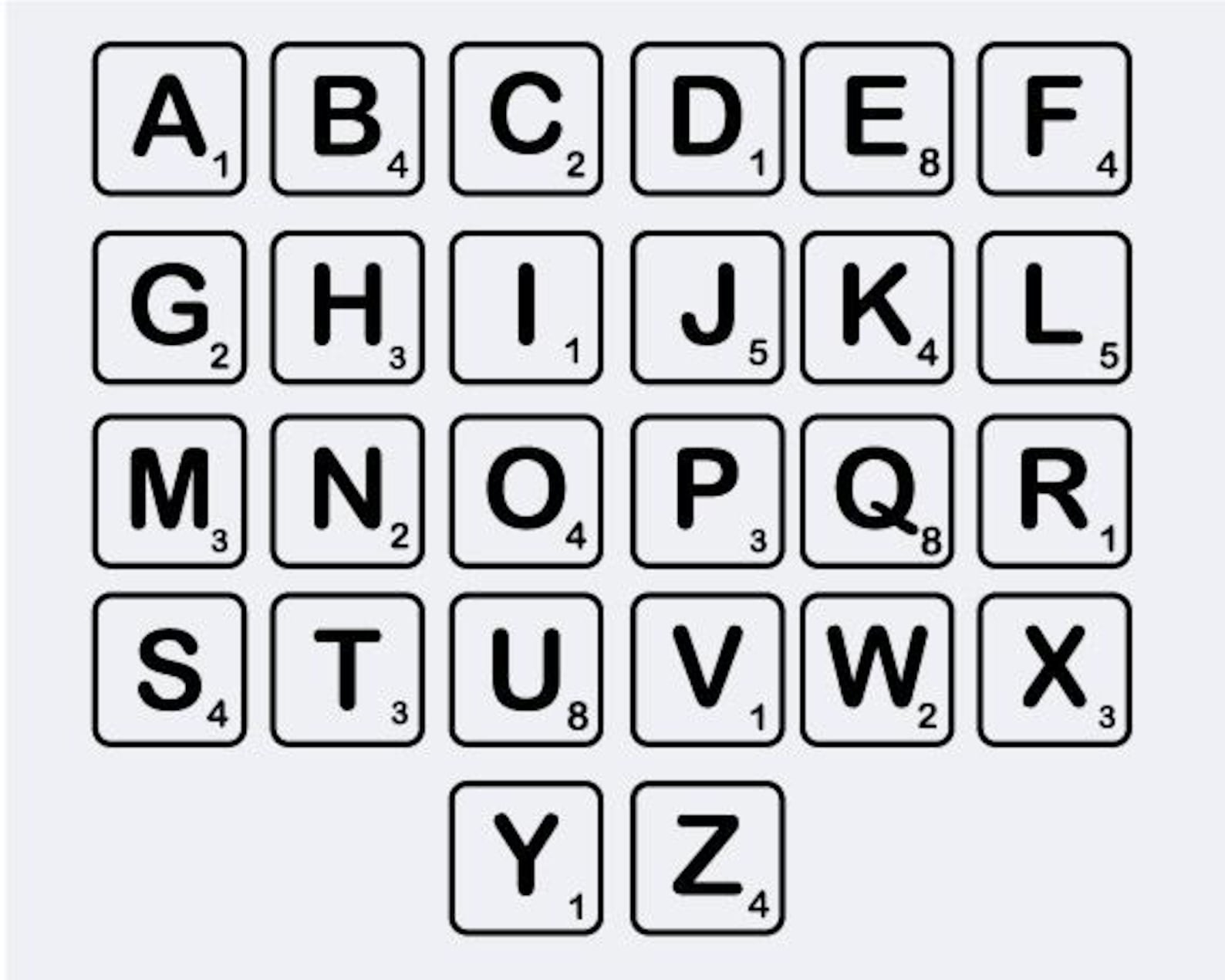 26+ Scrabble Svg Png Bundle,scrabble Tiles Cut Files, Scrabble Tiles ...