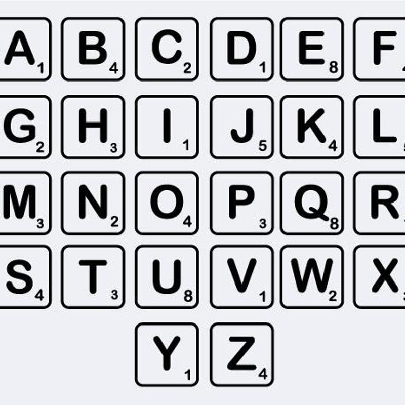 Scrabble Letters - Etsy