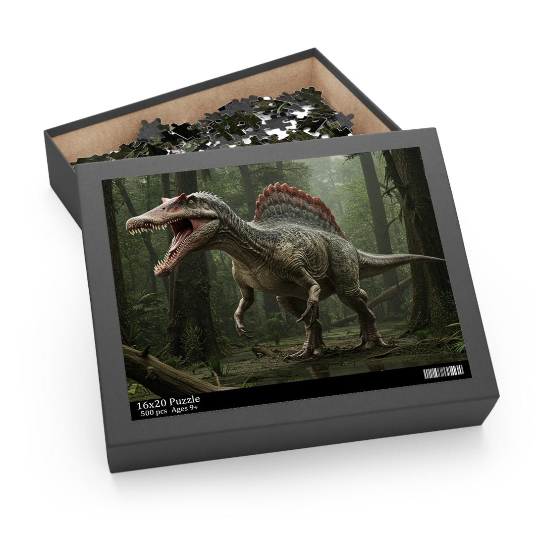 Dinosaur Spinosaurus Puzzle - Fun Family Activity, Educational Toy ...