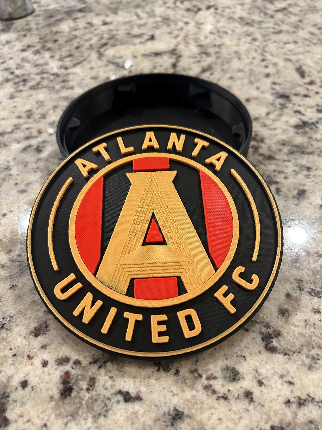 Atlanta United FC 3D Printed Plaque | Five Stripes Soccer Shield ...