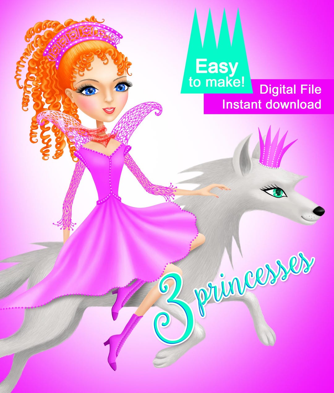 3 Paper Princesses and Their Animal Companions | Rulers of the Desert ...
