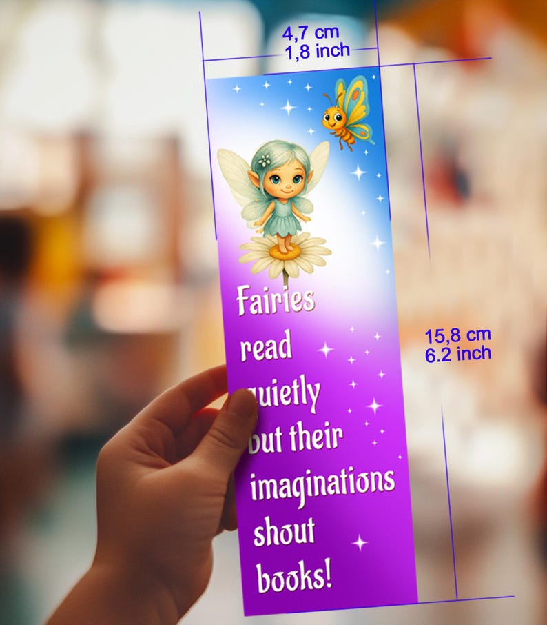 Fairy and Creature Bookmarks - Printable Magical Set | Great Gift With ...