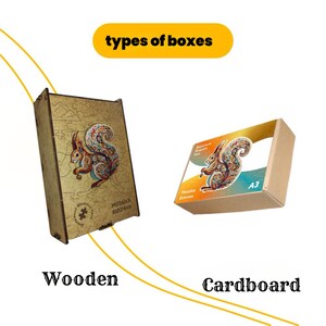 Personalized Wooden Squirrel Mosaic Puzzle | Custom Jigsaw - Etsy