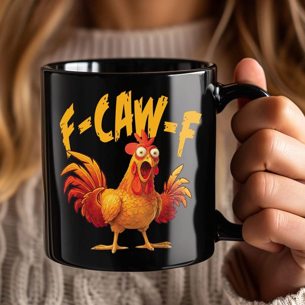 F Caw F Coffee Mug - Etsy UK
