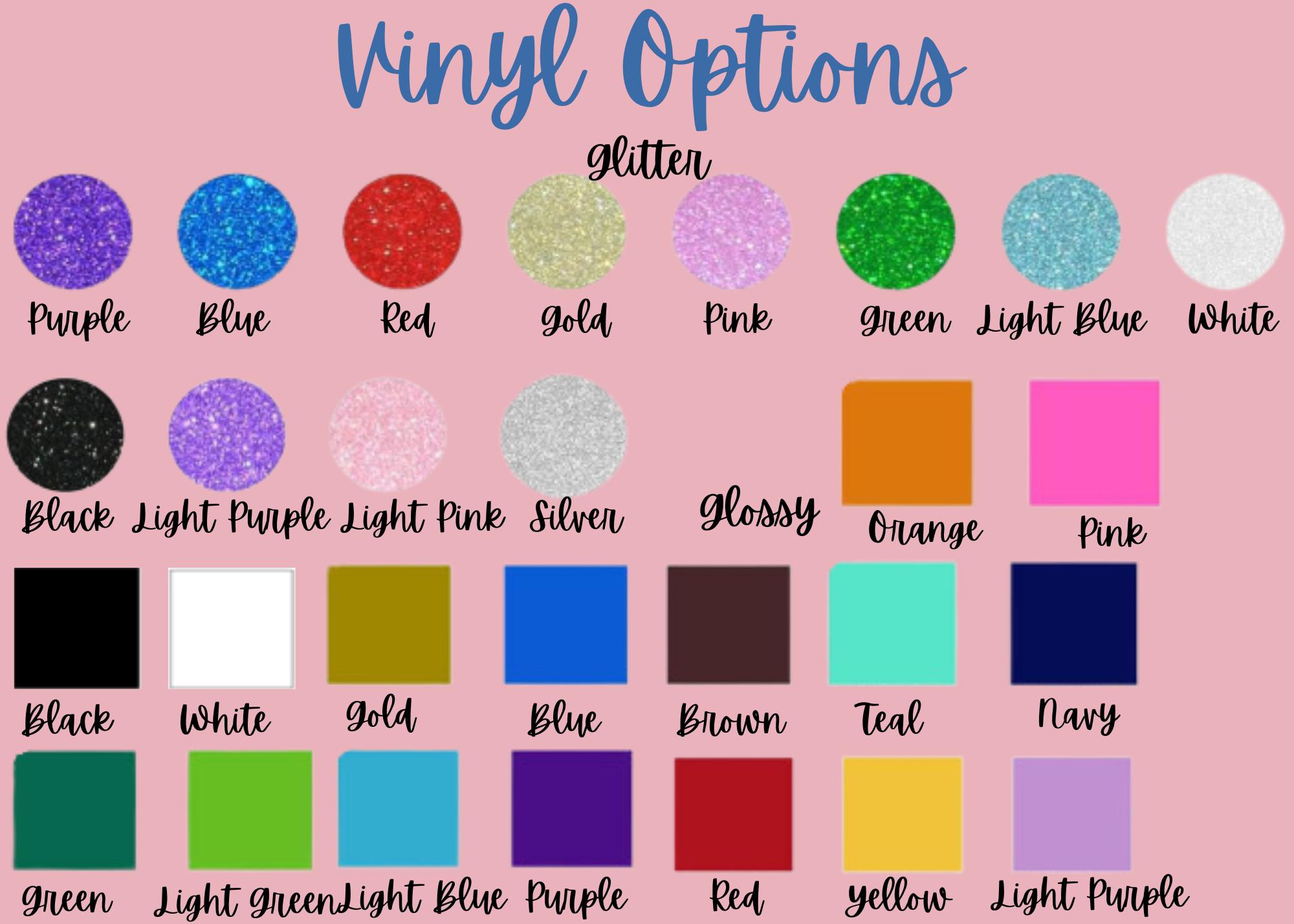 Vinyl Name Decals Stickers, Custom Stickers, Personalized Name Stickers ...