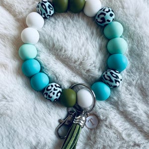 Wristlet Keychain | Bracelet Keychain | Key Ring Bracelet | Small Gift ...