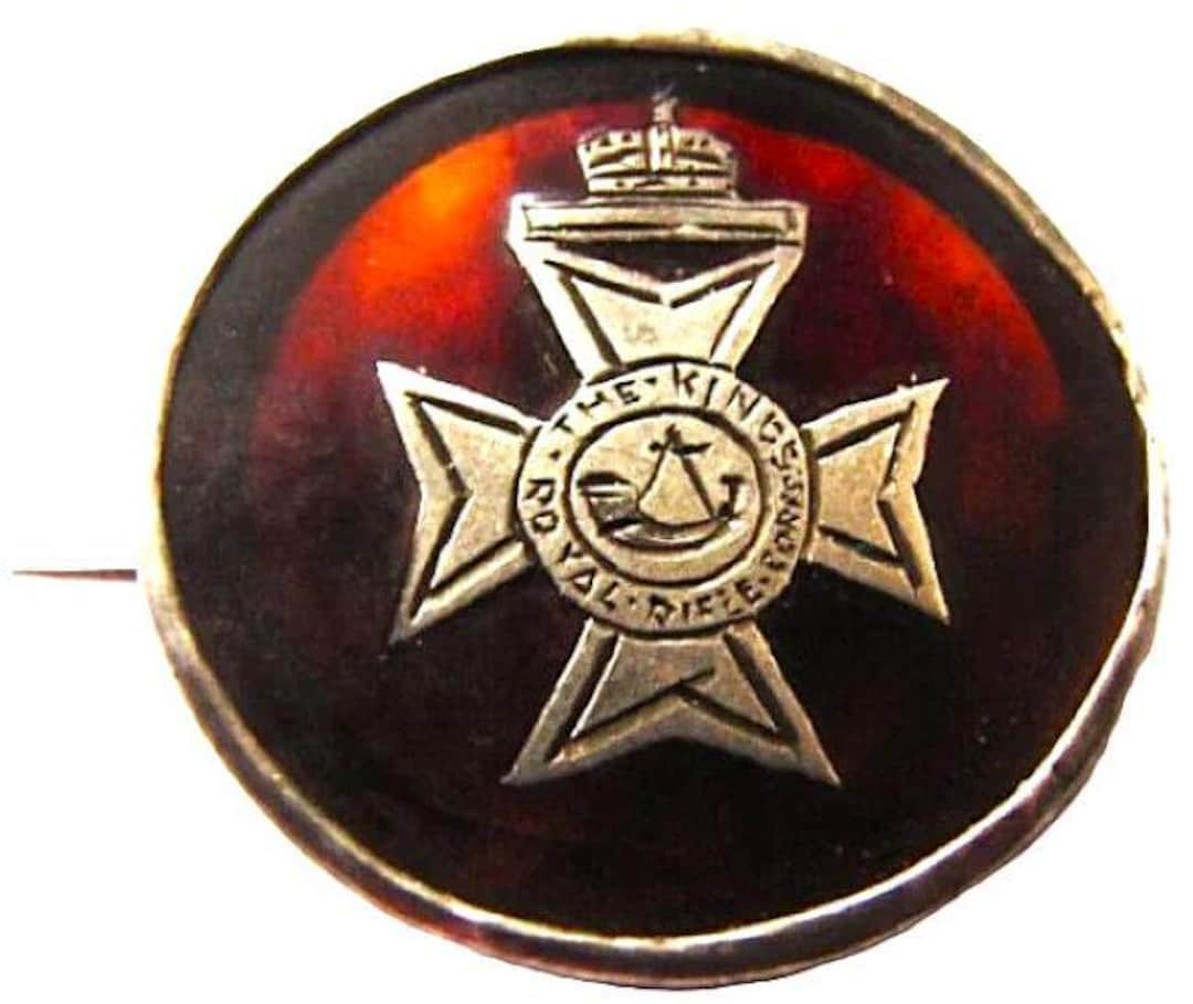 BRITISH, 1917, WWI, SWEETHEART Brooch the King's Royal Rifle Corps ...