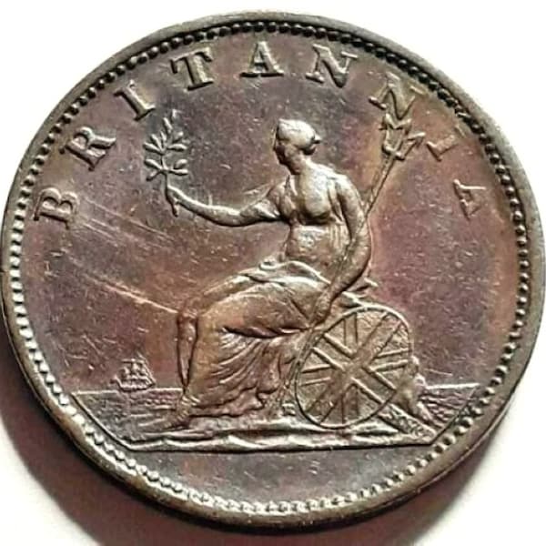 Antique Britannia Coin - Etsy