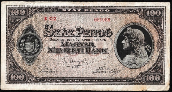 Arlington Mall Hungary 20 Pengo Circulated Fine 1941 Banknote World ...