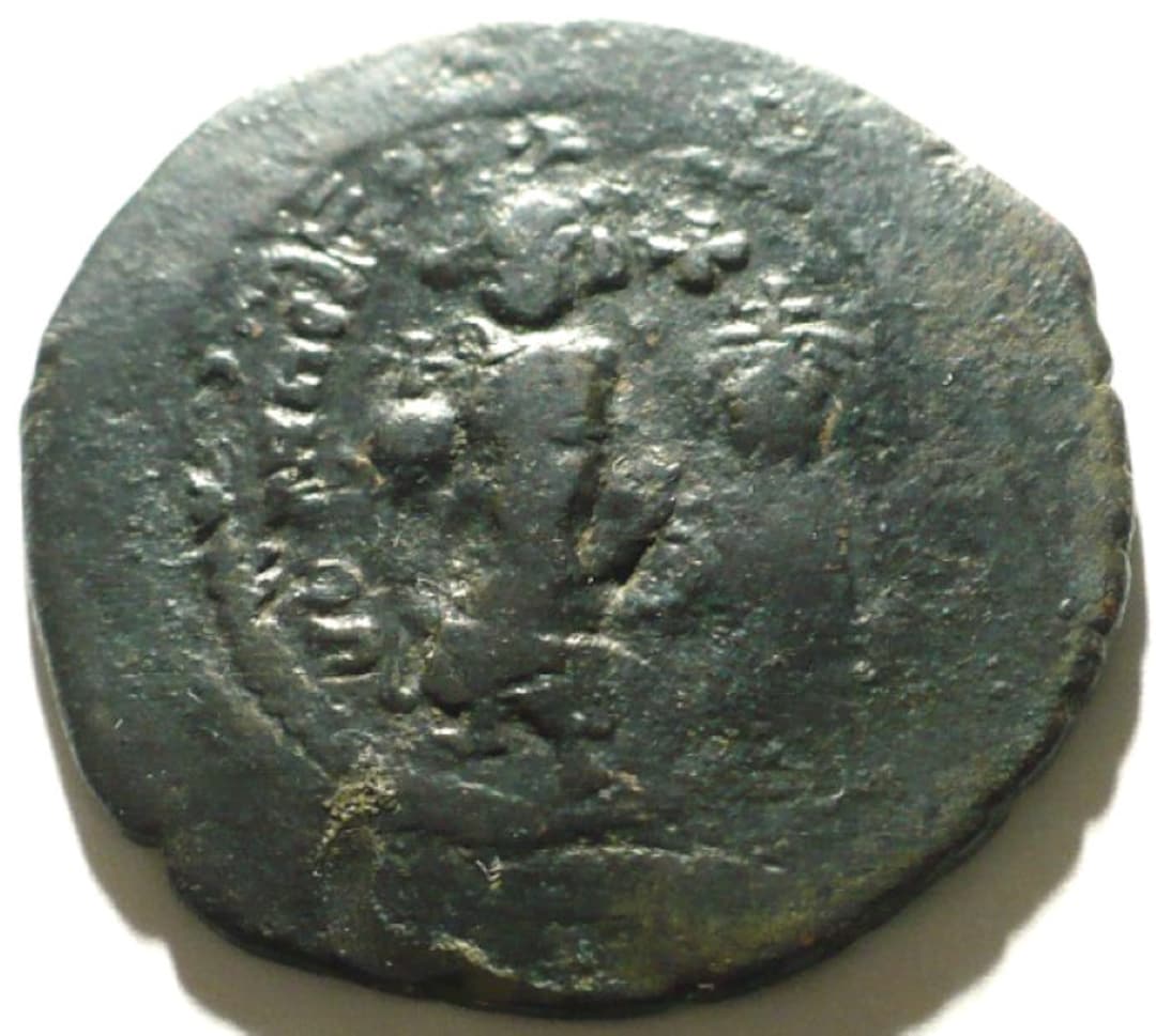 Rare Authentic BYZANTINE EMPIRE COIN Heraclius and Heraclius - Etsy