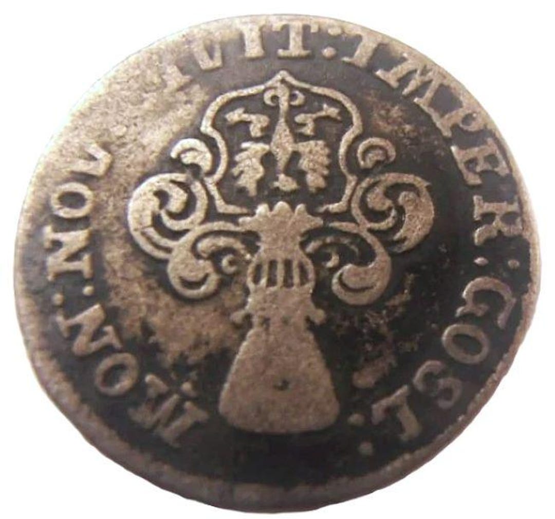 SILVER, 1764 HCRF GERMAN States Free City Goslar, 1/24 Thaler, Mint ...