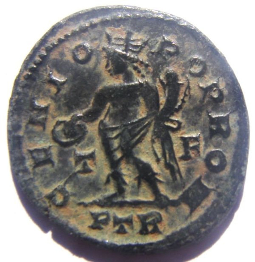 Roman Empire Emperor Valerius Licinianus LICINIUS I Bust Right, Genio ...