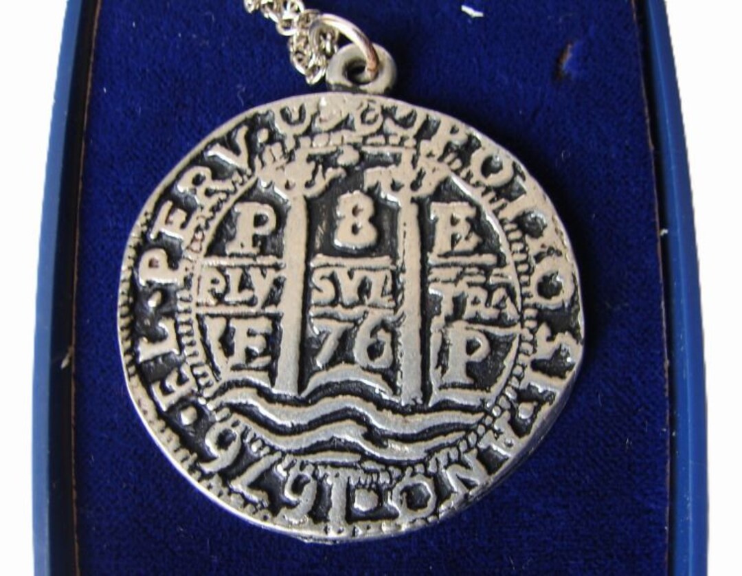HMS Association 1707 Wreck Pewter Crown Coin Pendant Cornwall & Housed ...
