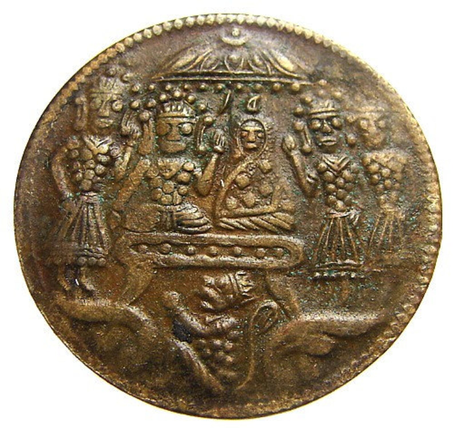 1740 INDIA TEMPLE TOKEN Rare Religious Ramatanka Hindu Lord | Etsy