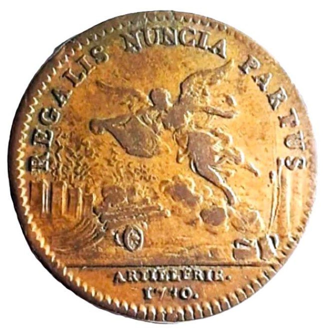 Authentic 1730 FRANCE, French ARTILLERY King Louis XV, French Royal ...