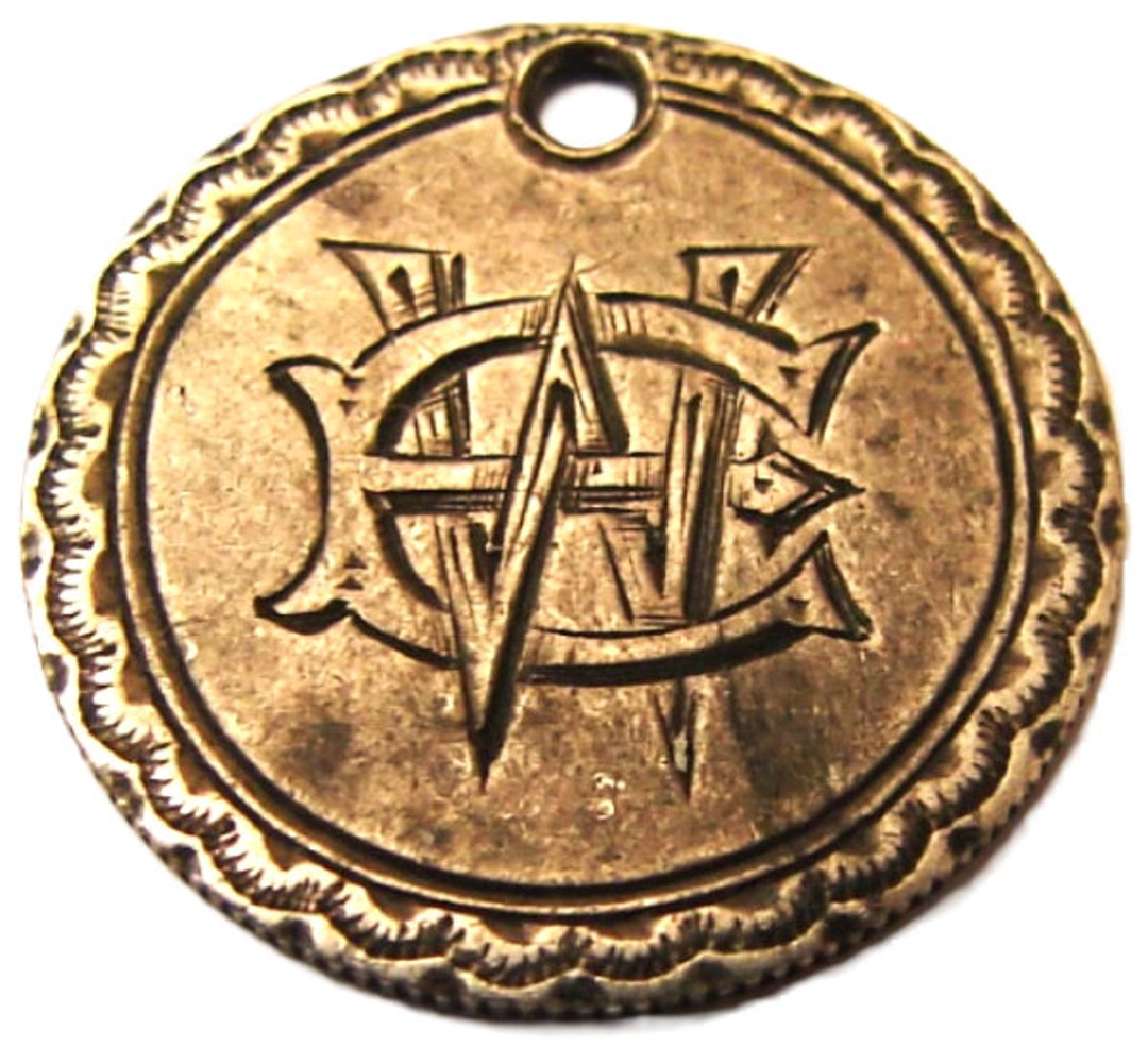 Silver, 1800's FRENCH LOVE TOKEN Liberty 50 Centimes Silver Love Token ...